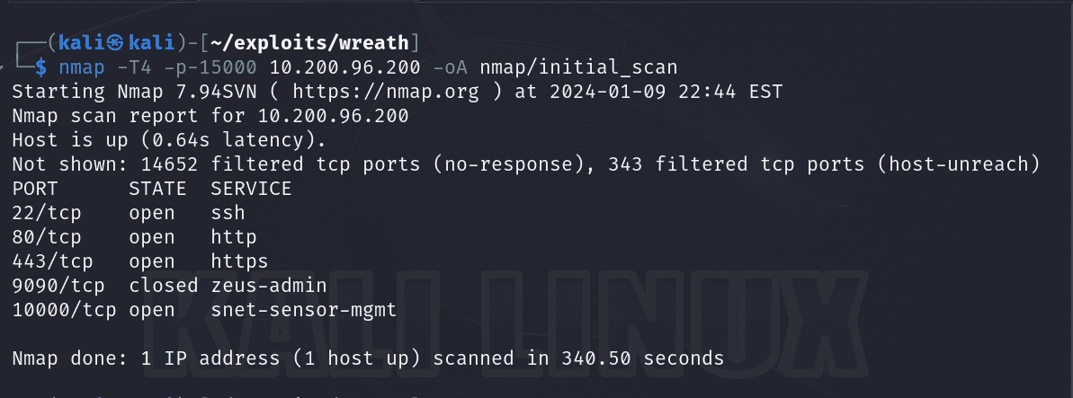 Tryhackme Wreath Writeup Taelur Alexis 