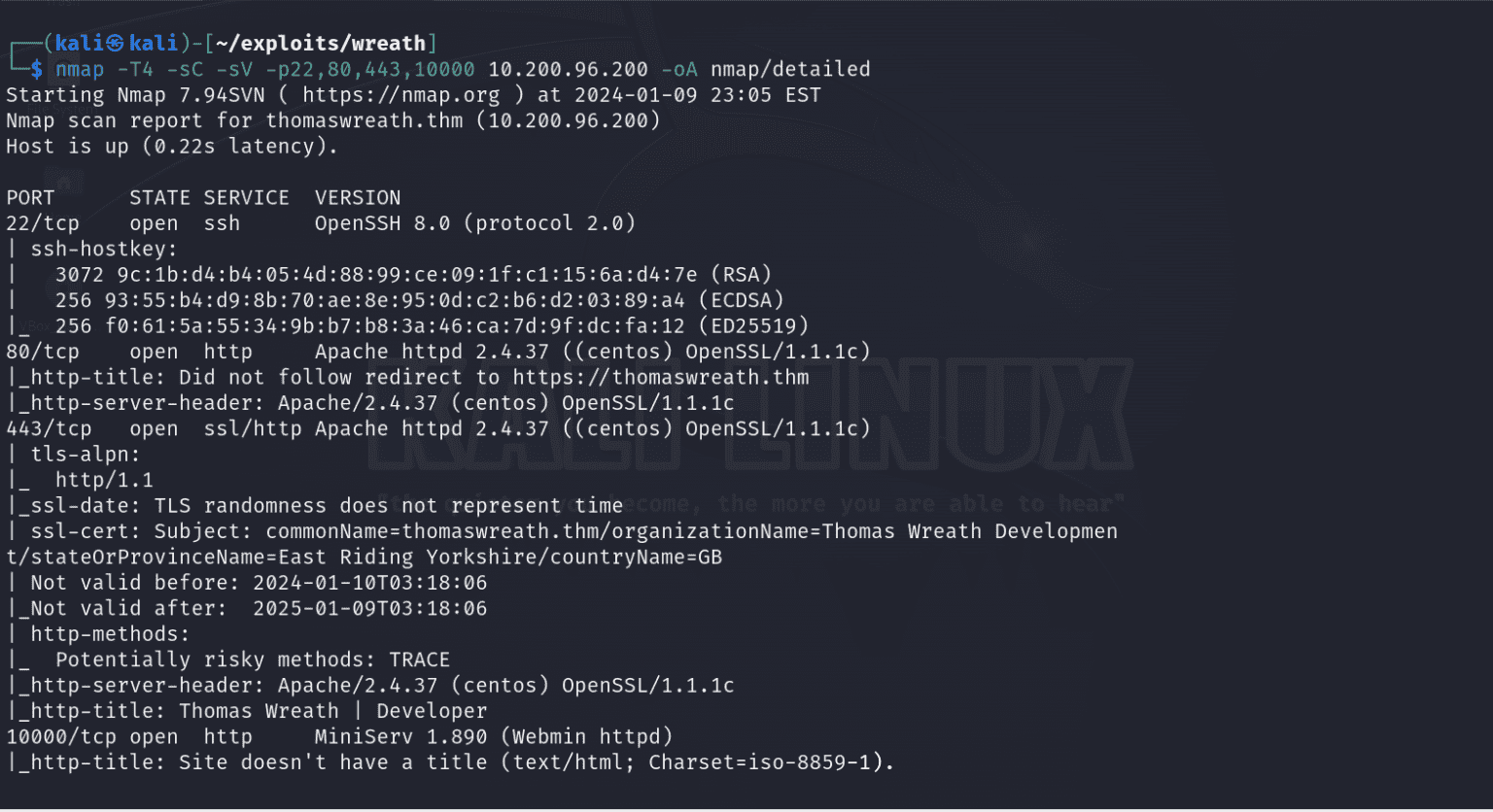 TryHackMe Wreath Writeup - Tae'lur Alexis
